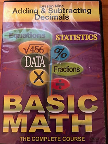 Amazon.com: Basic Math Lesson 9 Nine Adding & Subtracting Decimals ...