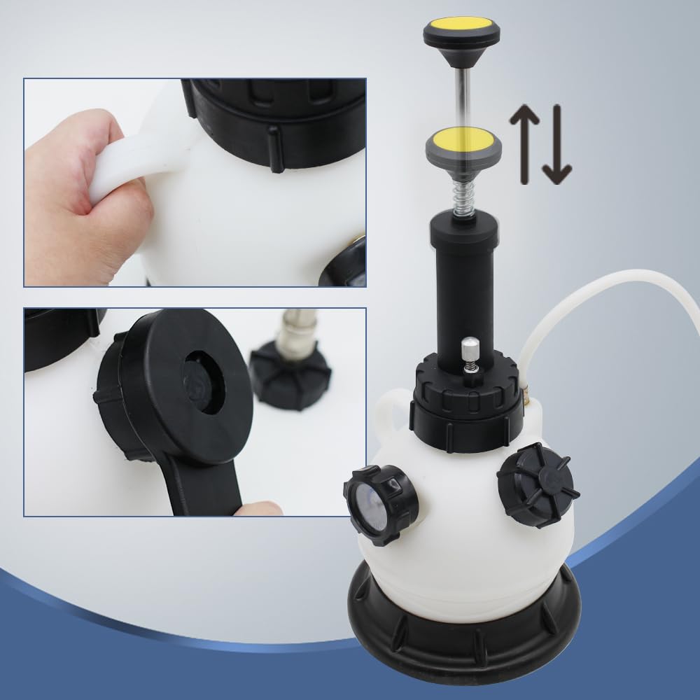 Snapklik.com : 2L Brake Fluid Flush Kit, Pressure Power Bleeder Pump ...