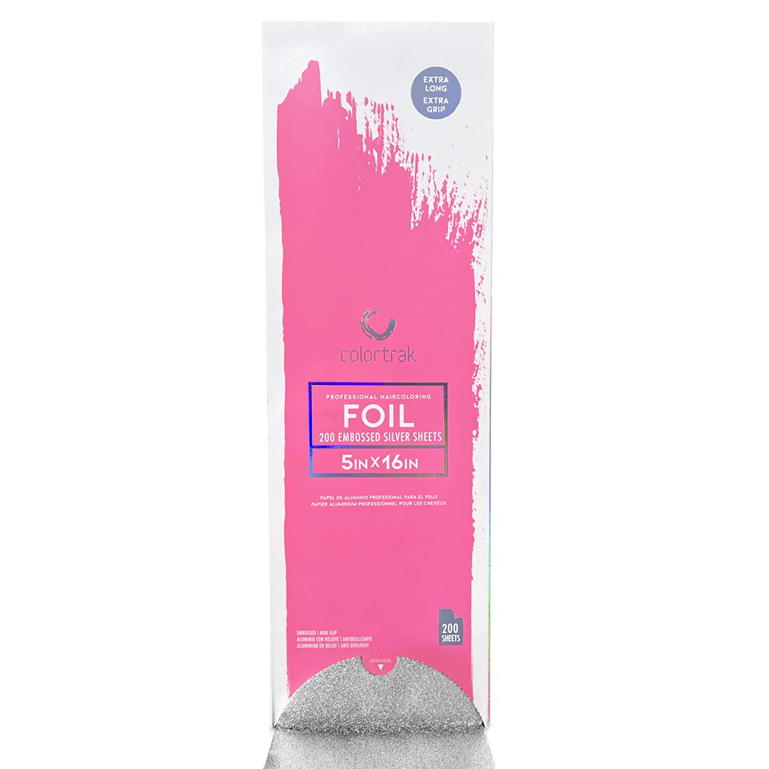 Amazon.com : Colortrak Embossed Hair Coloring Foil Sheets, Professional ...