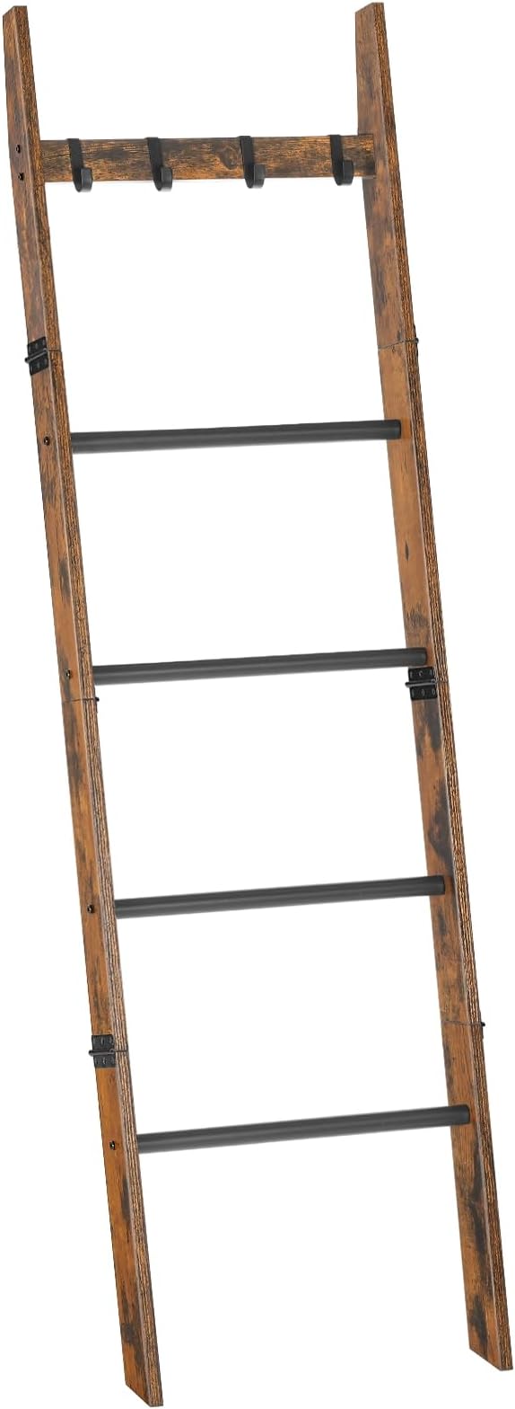 Amazon.com: ELYKEN Blanket Ladder for Living Room, Farmhouse 5 -Tier ...