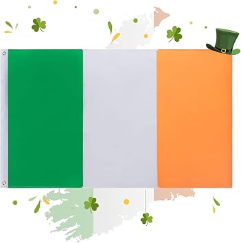 Amazon.com : FLAGBURG Ireland Flag 5x8 FT, Large Irish Flag with Print ...