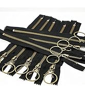 Amazon.com: Leekayer 150cm Black Zipper #20 Giant Plastic Zippers for ...