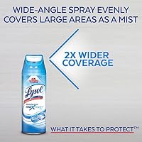 Lysol Max Cover Disinfectant Mist, Sundrenched Linen, 2X Wider Coverage ...