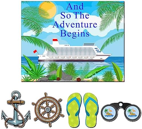 Amazon.com: Xuhal 6 Pcs Navy Hat Cruise Door Decorations Magnetic ...