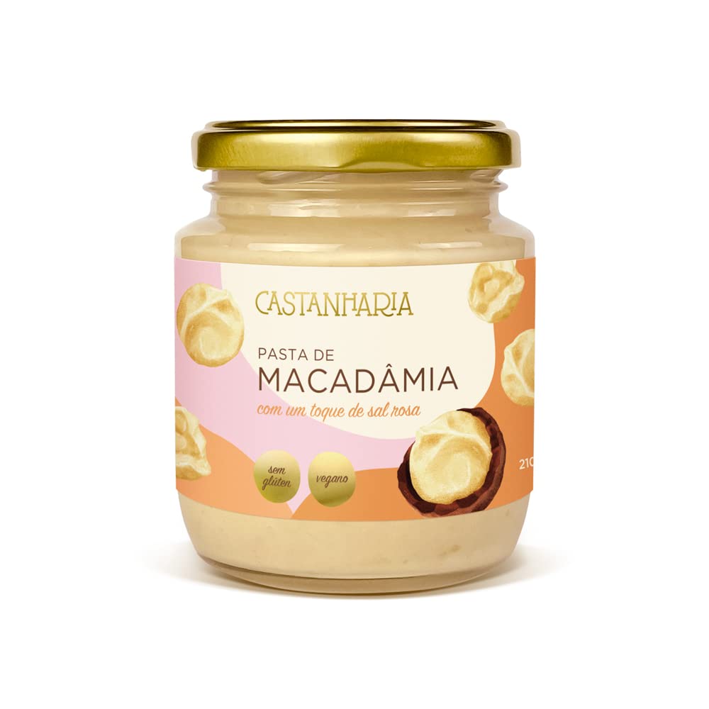 Castanharia Pasta De Macadâmia Com Sal Do Himalaia 210G : Amazon.com.br ...