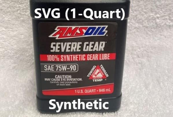AMSOIL Full Synthetic Severe Gear Lube 75W-90 1 Quart : Amazon.ca ...