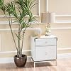 Amazon.com: Christopher Knight Home Daphney Glass 2-Drawer Bedside ...