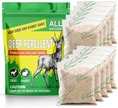 Amazon.com: LAQDECDV Deer Repellent, Rabbit Repellent Outdoor, Deer ...