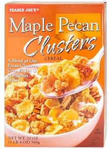 Amazon.com: Generic Trader Joe's Maple Pecan Clusters Cereal Net Wt. 20 Oz - Pack of 1 box