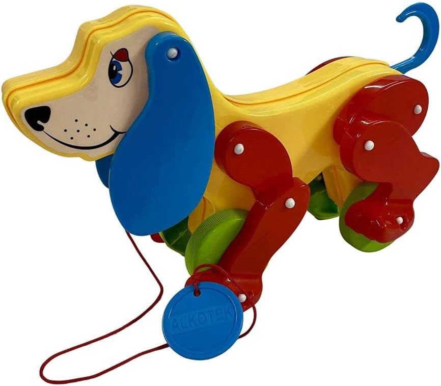 Buy Funskool Digger The Dog, Pull Along Toy, Encourages Walking,Funny ...