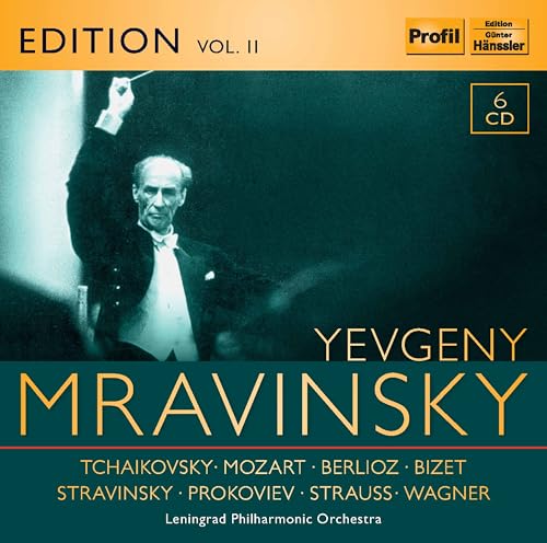 Play Evgeny Mravinsky Edition, Vol. 2: Tchaikovsky, Mozart, Berlioz ...