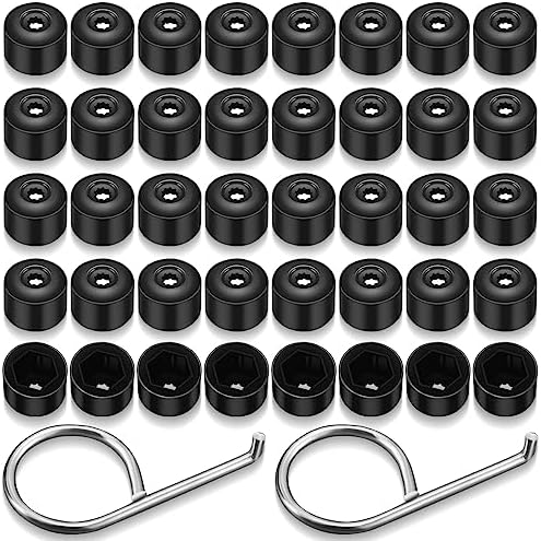 Amazon.com: Barydat 40 Pcs 17mm Wheel Lug Nut Bolt Cover Caps with 2 ...