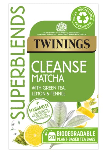 Twinings Superblends Cleanse Tea - Green Tea Herbal infusion with ...