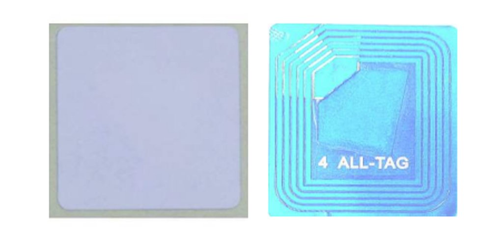 Amazon.com: ALL-TAG 1,000 RF Labels, 4x4cm size, Plain White ...