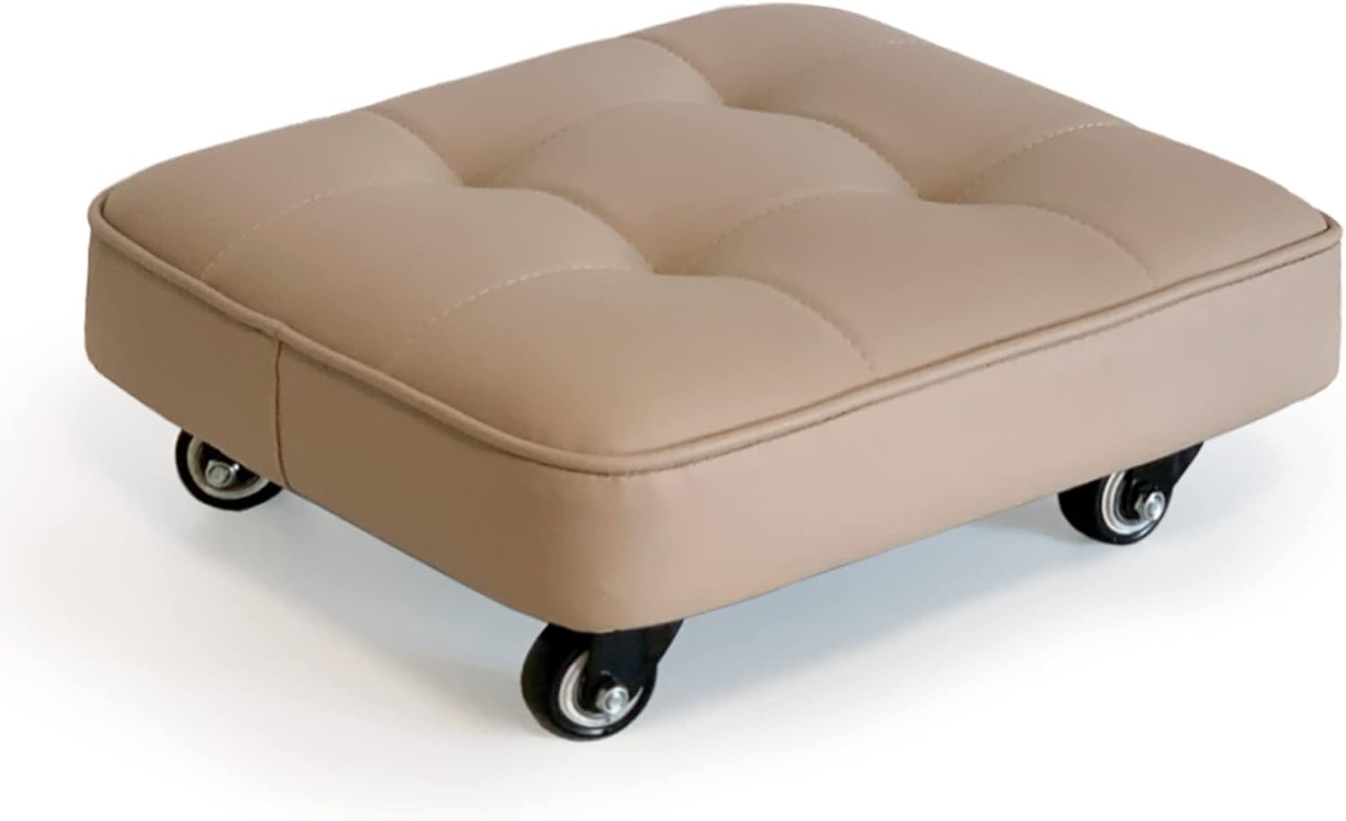 Amazon.com: CRENEWY Low Rolling Stool with Wheels,360 Degree Rotating ...