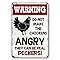Amazon.com : LZHQMI Chicken Coop Signs Warning Do Not Make The Chickens ...