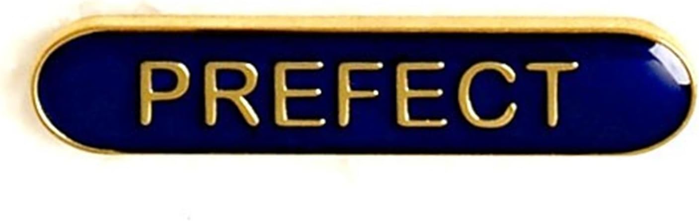 PREFECT METAL PIN BADGE BLUE SB029B : Amazon.co.uk: Fashion