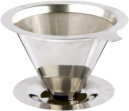 Amazon.com: Harewu Pour Over Coffee Dripper, Slow Drip Paperless Coffee ...