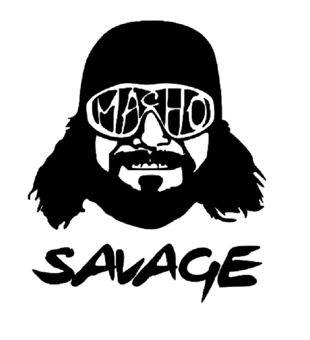 Amazon.com - Macho Man Randy Savage Wrestling Wrestler Vinyl Decal ...