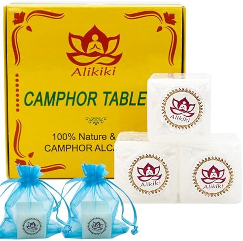 Amazon.com: 100% Pure Natural Camphor Tablets - (140 Gram,18 Tablets ...