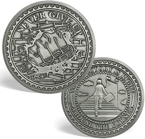 Amazon.com : Inspirational Gifts Never Give Up Encouragement Challenge ...