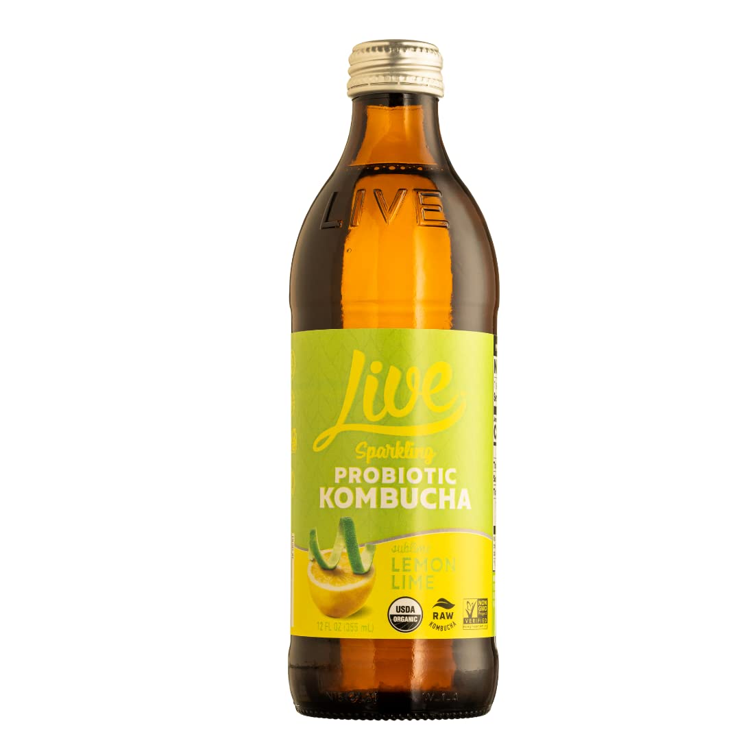 Amazon.com: Live Raw & Organic Kombucha | Sublime Lemon Lime Flavored ...