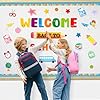 Amazon.com: MORENKISS Back to School Classroom Bulletin Board ...