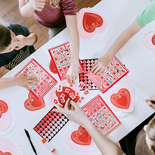Snapklik.com : CCINEE Valentines Day Bingo Games Cards