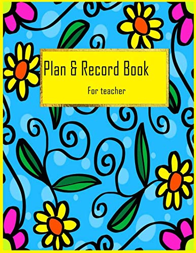 Amazon.com: Plan & Record Book for Teacher: Combination Plan and Record ...