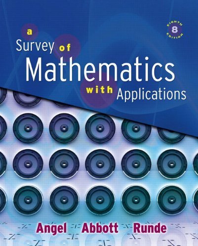 A Survey of Mathmatics with Applications : Angel, Angel: Amazon.in: Books