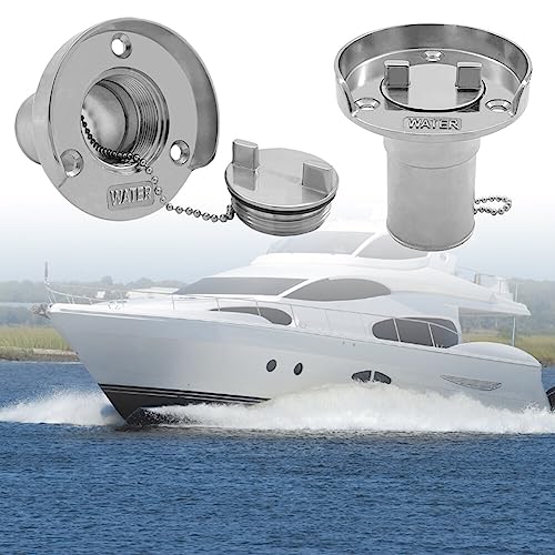 Boat Filler Cap, Asudaro Deck Filler 316 Stainless Steel Marine Fuel ...