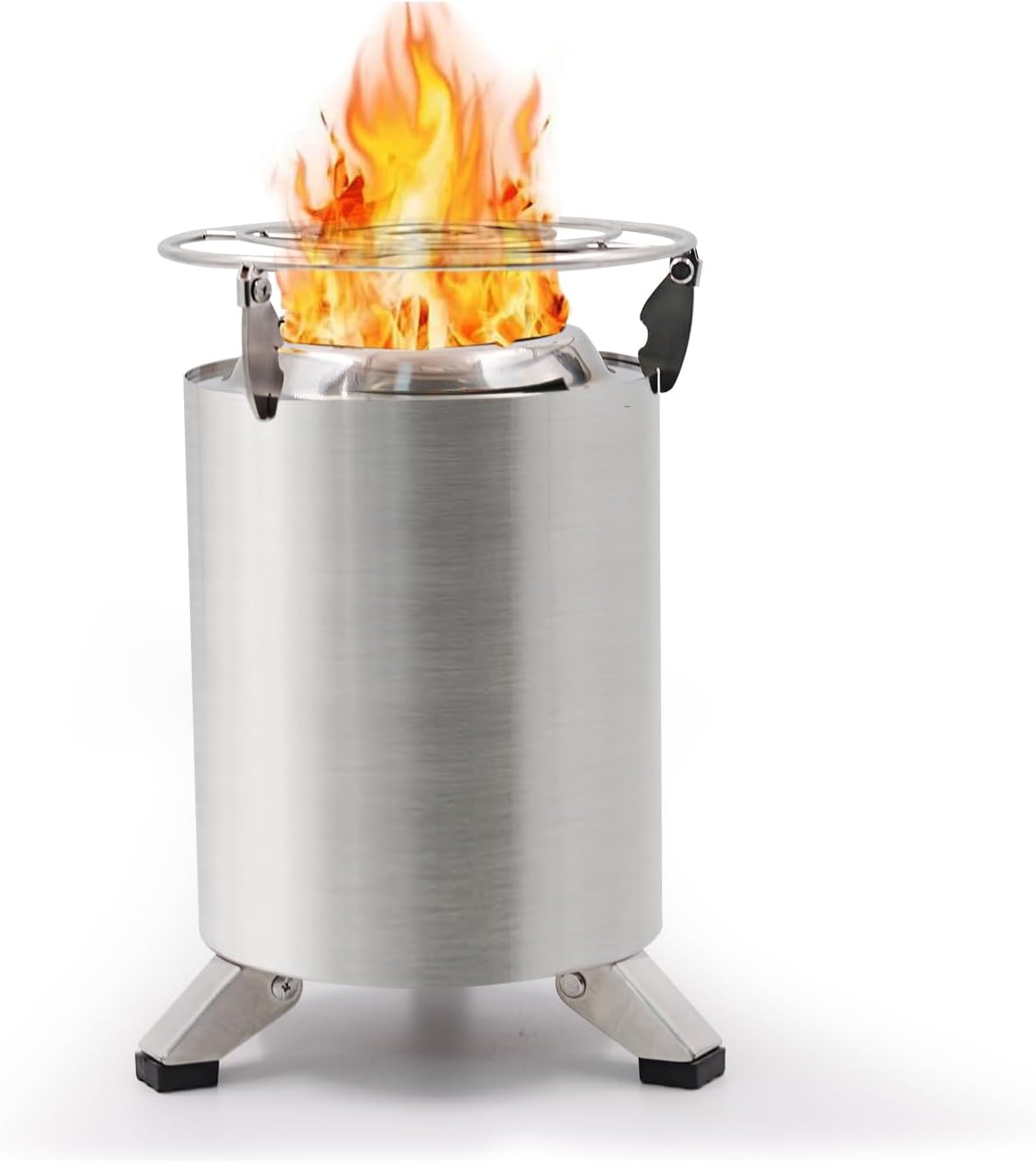 Amazon.com : Smokeless Tabletop Fire Pit - H10 X D6.3 Inch, Outdoor ...