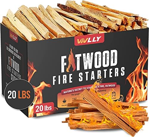 Amazon.com : Billy Buckskin Co. 50 lb. Fatwood Fire Starter Sticks ...