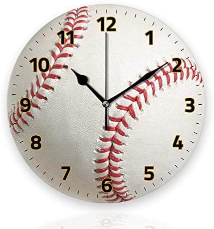 Amazon.com: ACOZUHSE Silent Non-Ticking Sport Theme Wall Clocks ...