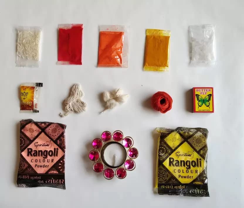 Buy Navratri Puja Item Kit | Maa Durga Poojan Samagri Kit | Devi Maa ...