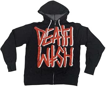 Amazon.co.jp: [デスウィッシュ] DEATH WISH スケボー パーカー DEATHSTACK HOOD ZIP NO01 : ファッション