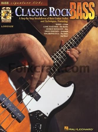 Amazon.com: Classic Rock Bass: A Step-by-Step Breakdown of Bass Guitar ...
