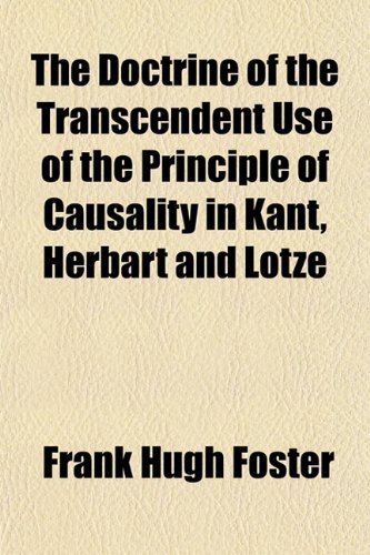 The Doctrine of the Transcendent Use of the Principle of Causality in ...