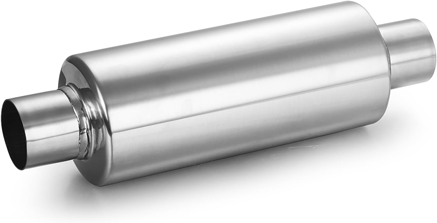 Amazon.com: UPOWER 2.25" Inlet&Outlet Exhaust Resonator,14" Overall ...