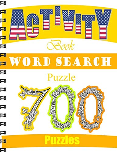 Activity Book Word Search Puzzle: 700 Puzzles: ford, carter, ford ...