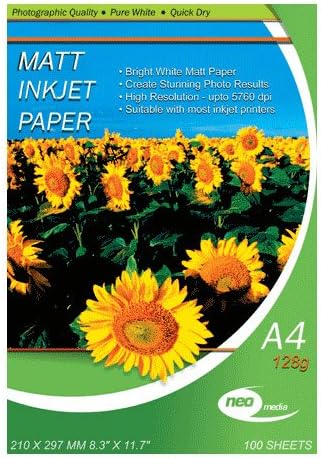 Permajet APJ21913 Photo Paper Matt White A4 - Photo Paper (White, Matt ...