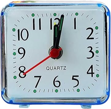 Amazon.com: YOZUMD Alarm Clock Small Transparent Square Quartz Beep ...