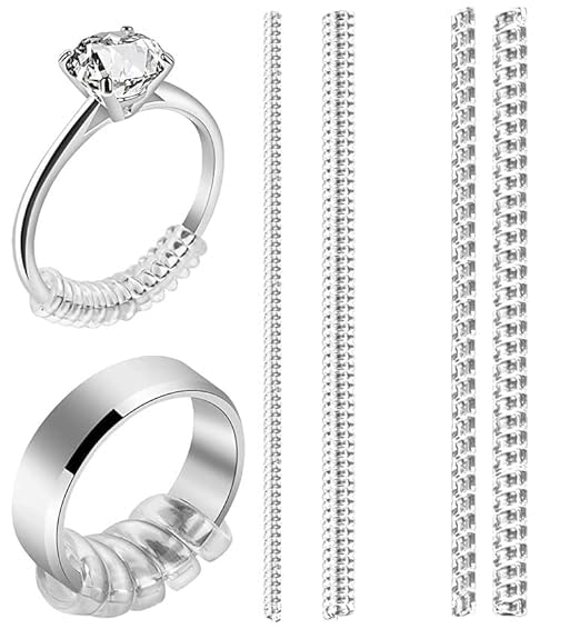 GODFLY Ring Size Adjusters, Loose Ring Sizer Transparent Size Reducer ...