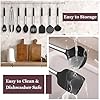 Amazon.com: TeamFar Kitchen Utensils Set of 8, Silicone Utensils ...