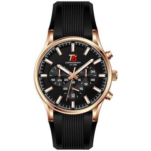 T5 Chronograph Black Men's Watch - T5-H3379G : Amazon.in: Fashion