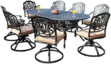 Amazon.com: GrandPatioFurniture.com CBM Patio Elisabeth Collection Cast ...
