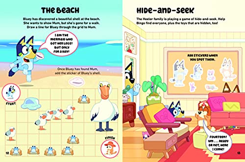 Snapklik.com : Bluey: Meet Bluey Sticker Activity Book