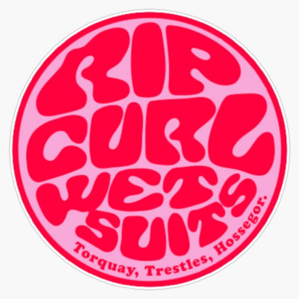 Amazon.com - Rip Curl Surf Vintage Vinyl Waterproof Sticker Decal Car ...