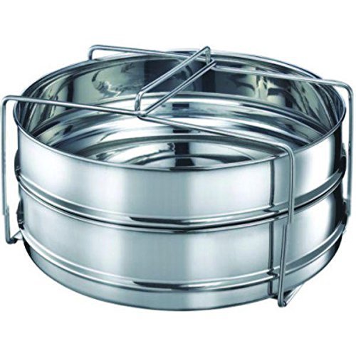 Buy HATIMI'S Stainless Steel Cookers, 3 L, 2 Piece (Silver) Online at ...