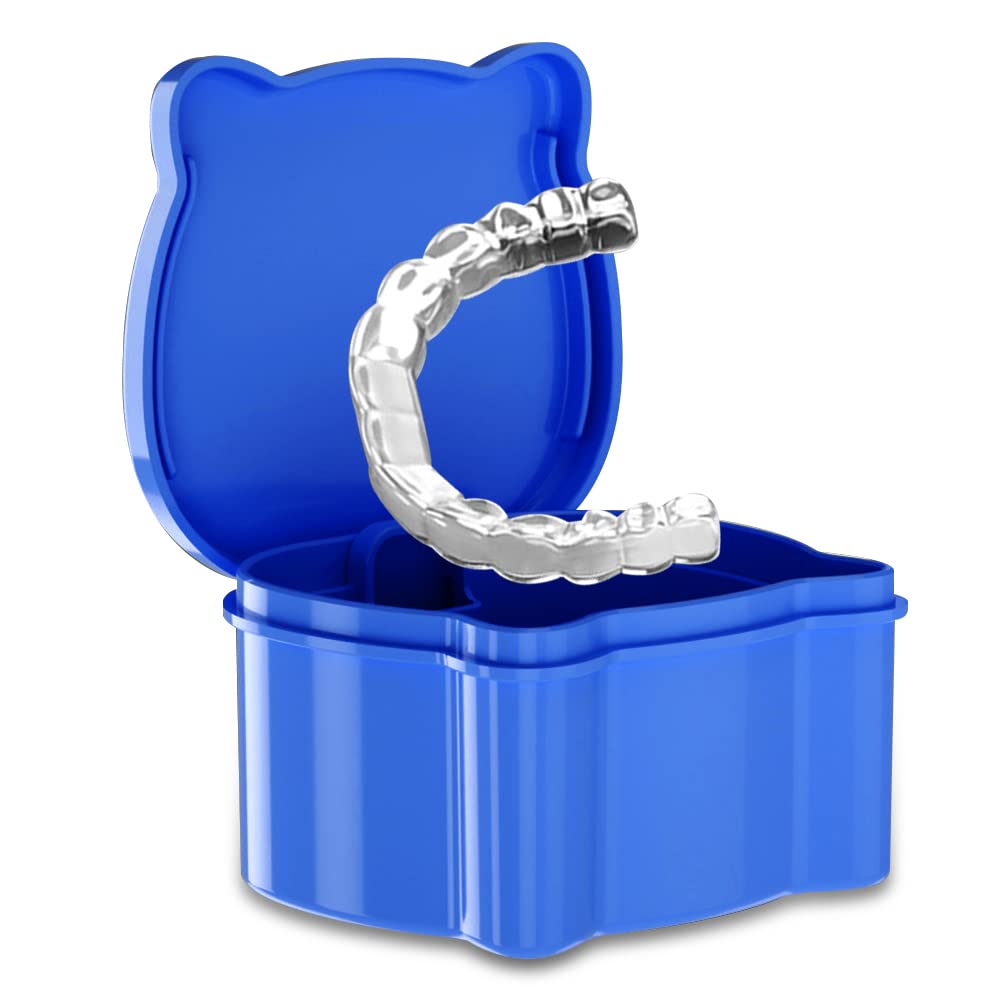 Amazon.com : Denture Case, Denture Cup With Strainer For Dentures ...